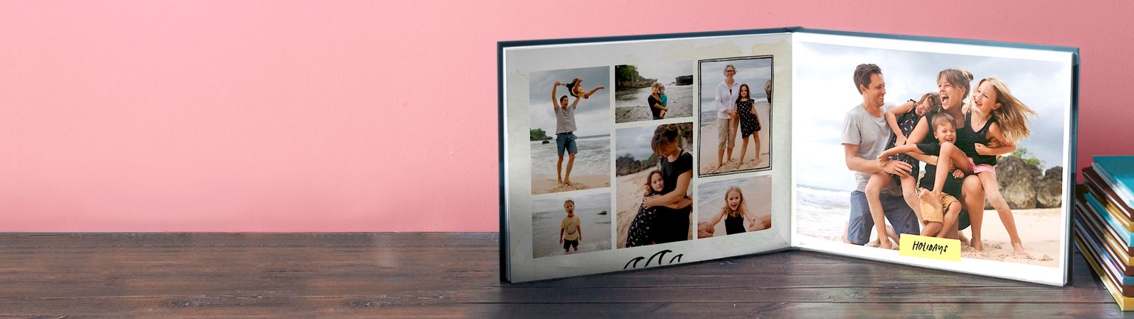 Lav din egen fotobog » Design en fotobog med tema